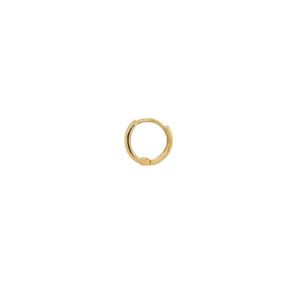 Small Gold Lock Hoop | Single – Porter Lyons
