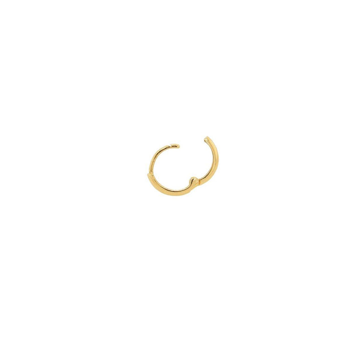 Small Gold Lock Hoop | Single – Porter Lyons